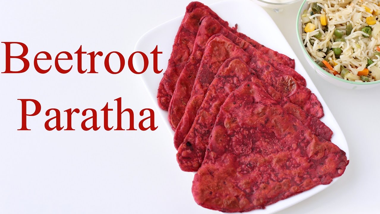 BEETROOT PARATHA RECIPE | How To Make Beetroot Paratha | Easy Red ...