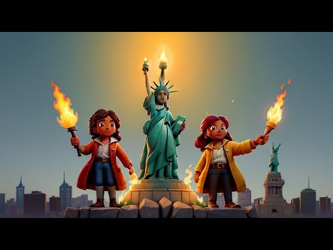 The Mystery of the Copper Lady A Tale of Liberty - YouTube