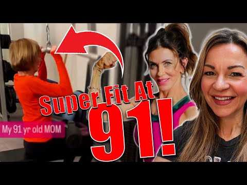 Trainer shares workout regimen of her super-fit 91-yr-old mom!
