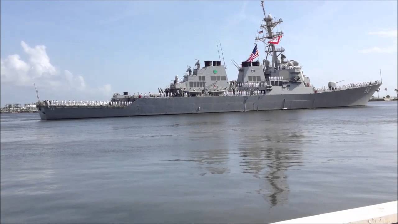 USS The Sullivans Deployment - YouTube