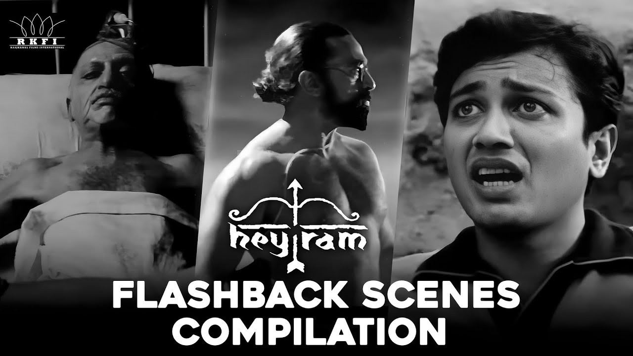 Hey Ram | Flashback Scene Compilation | Ulaga Nayagan Kamal Haasan ...