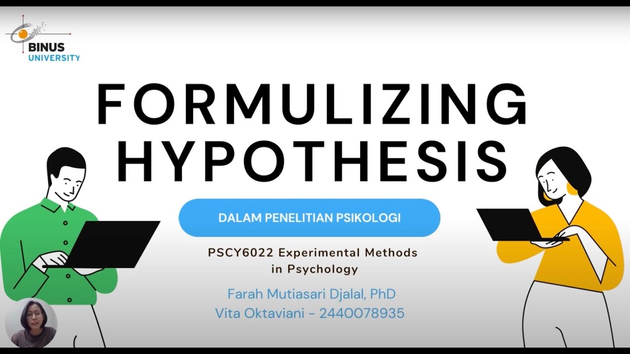[DIGITAL CONTENT] PSYC6022 - Formulating Hypotheses - YouTube