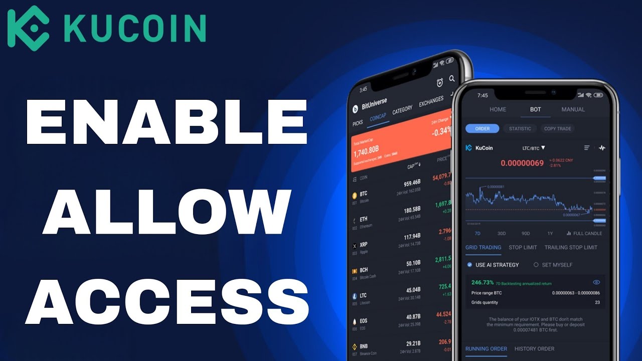 How To Enable And Turn On Allow Access On KuCoin App - YouTube