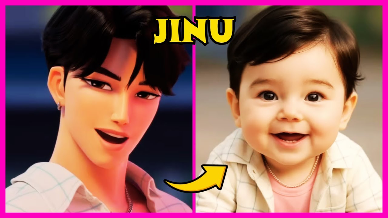 KPOP Demon Hunters as NEWBORN BABY 🔥 Huntrix, Saja Boys, Rumi, Jinu ...