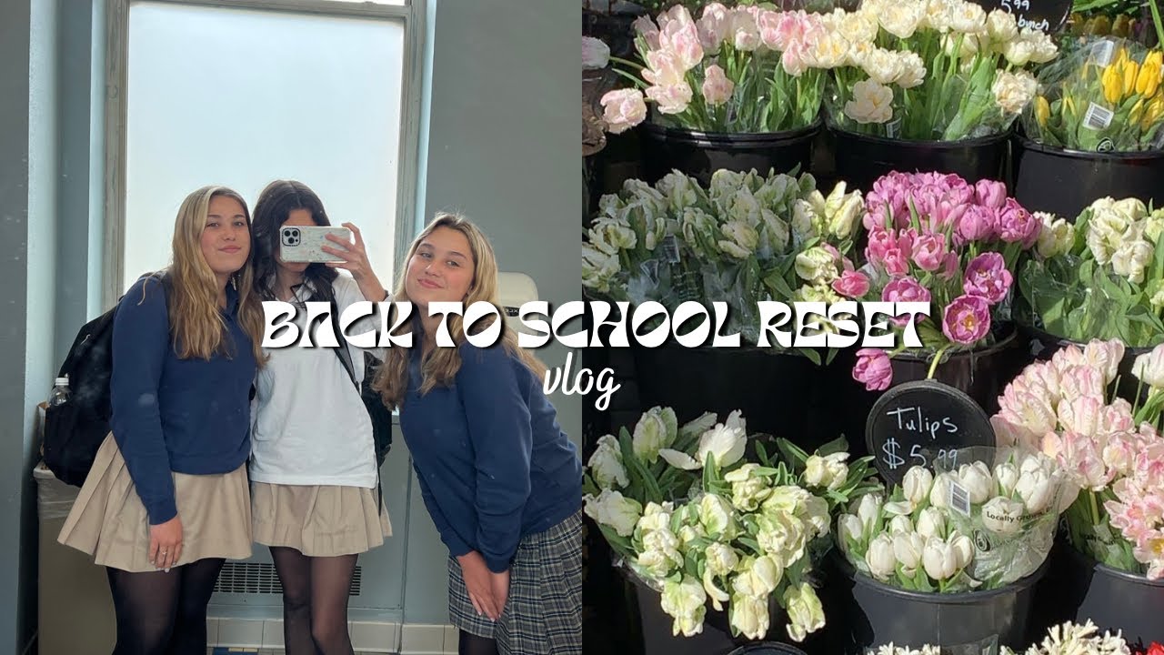 Video Diary 21 : Back to school reset vlog (end of spring break) - YouTube