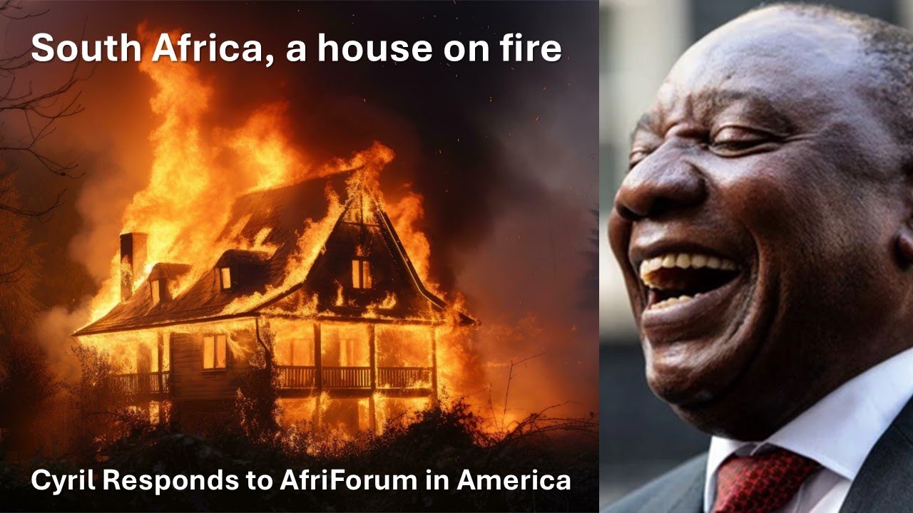 Ramaphosa responds to AfriForum in America | RSA, a house on fire - YouTube