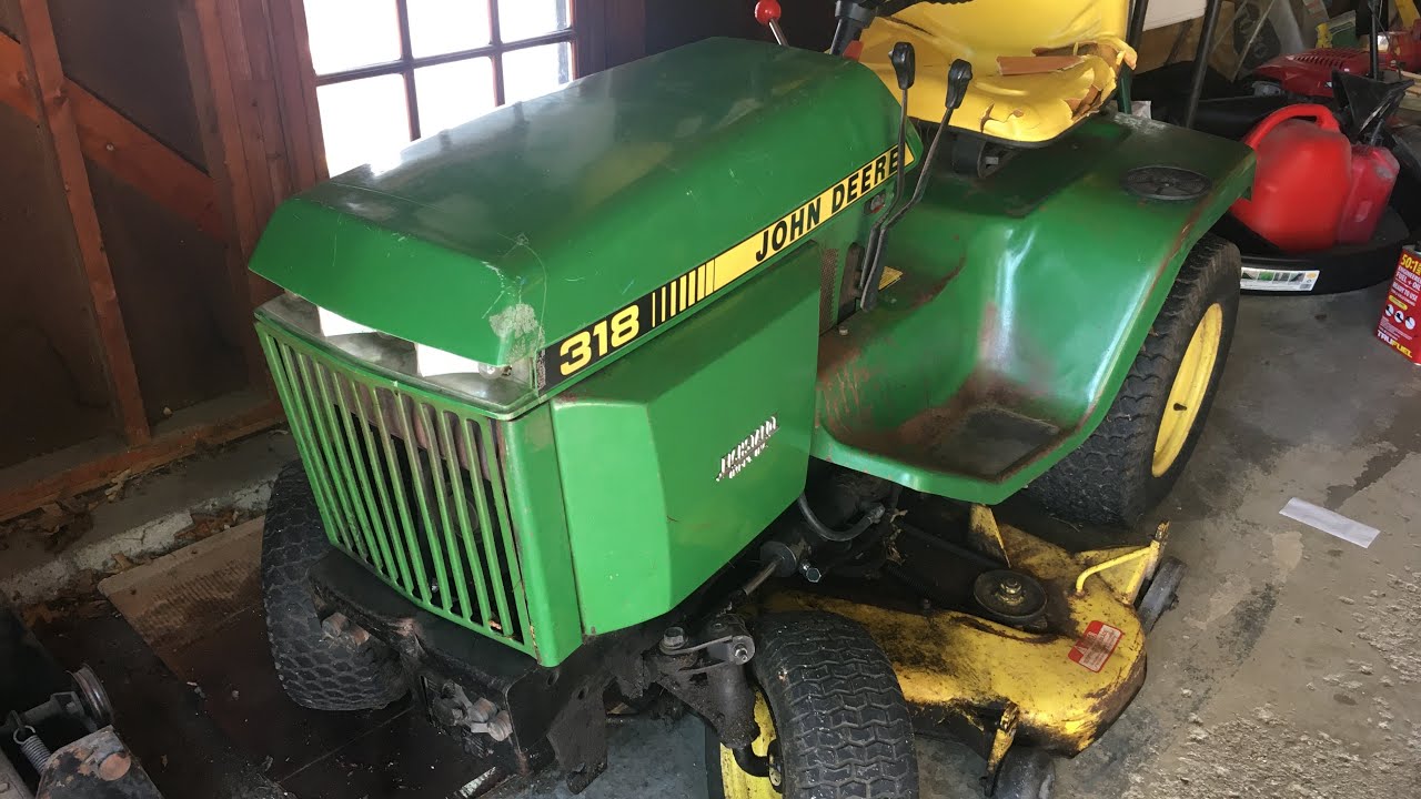 1983 John Deere 318 Project Part 1 - YouTube