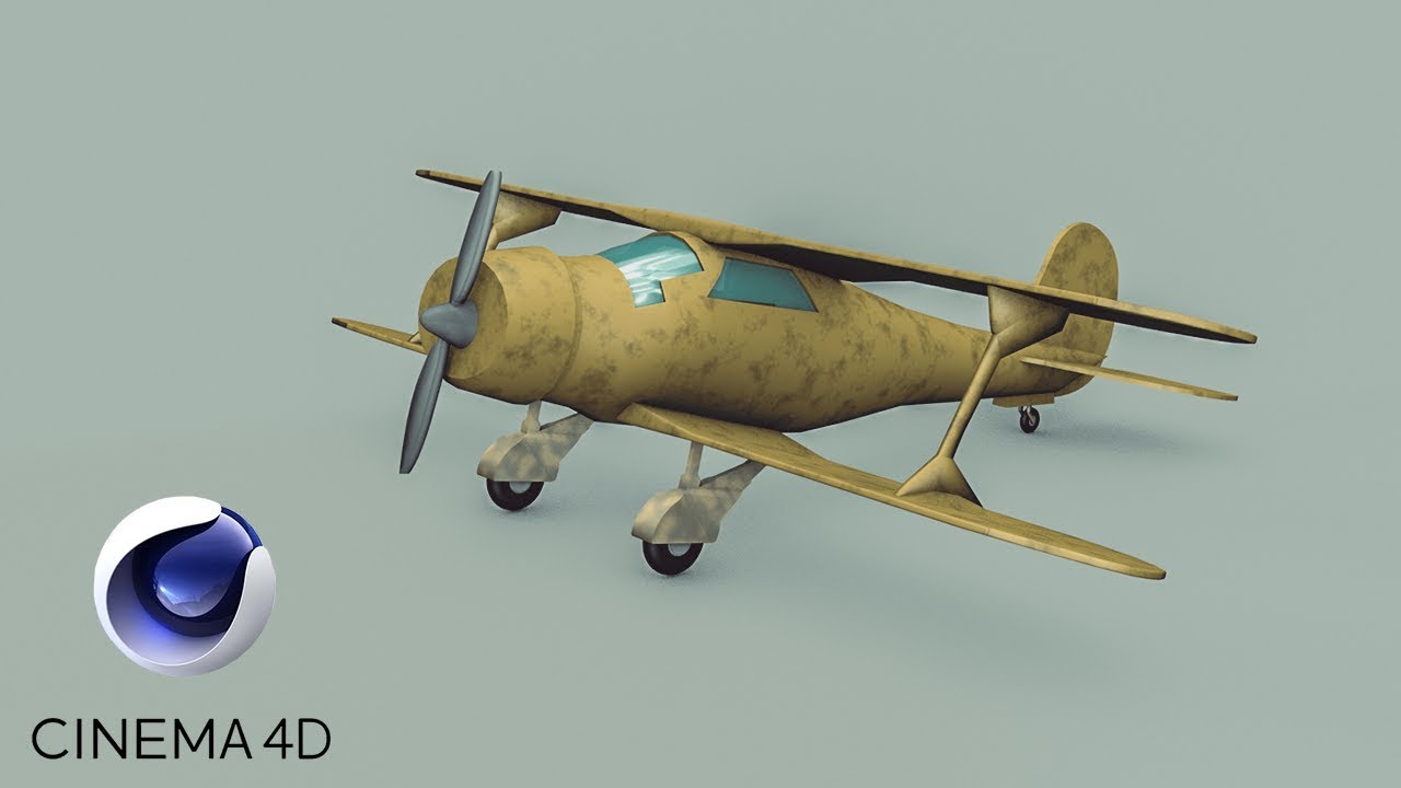 Modeling and animating a plane [CINEMA 4D] - YouTube