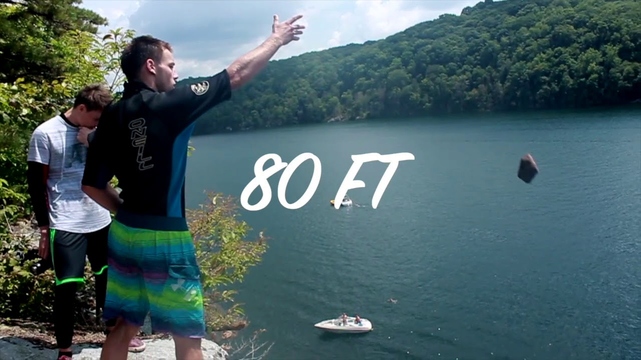 Spicy Cliffjumping at Summersville Lake - YouTube