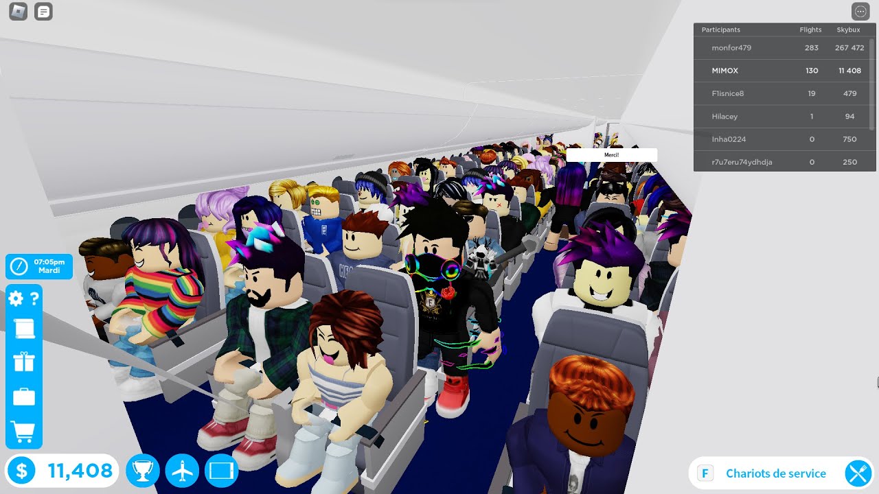 Roblox cabin crew simulator 1 - YouTube