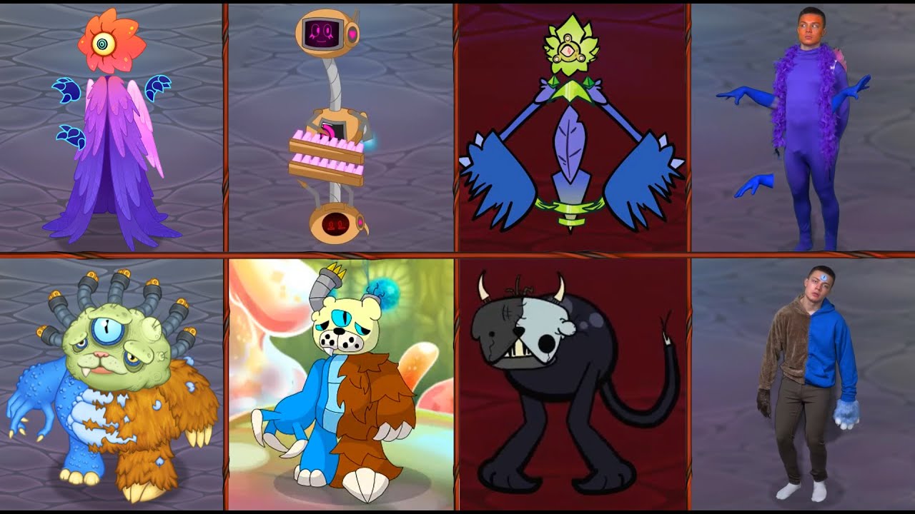 All My Singing Monster Vs Play Your Part 2024 Vs Ethereal Fuse-Muse Vs ...