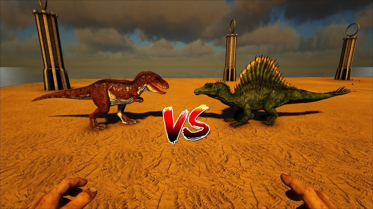 T Rex Vs Spinosaurus Who Is Better Ark Updated 2023 Youtube