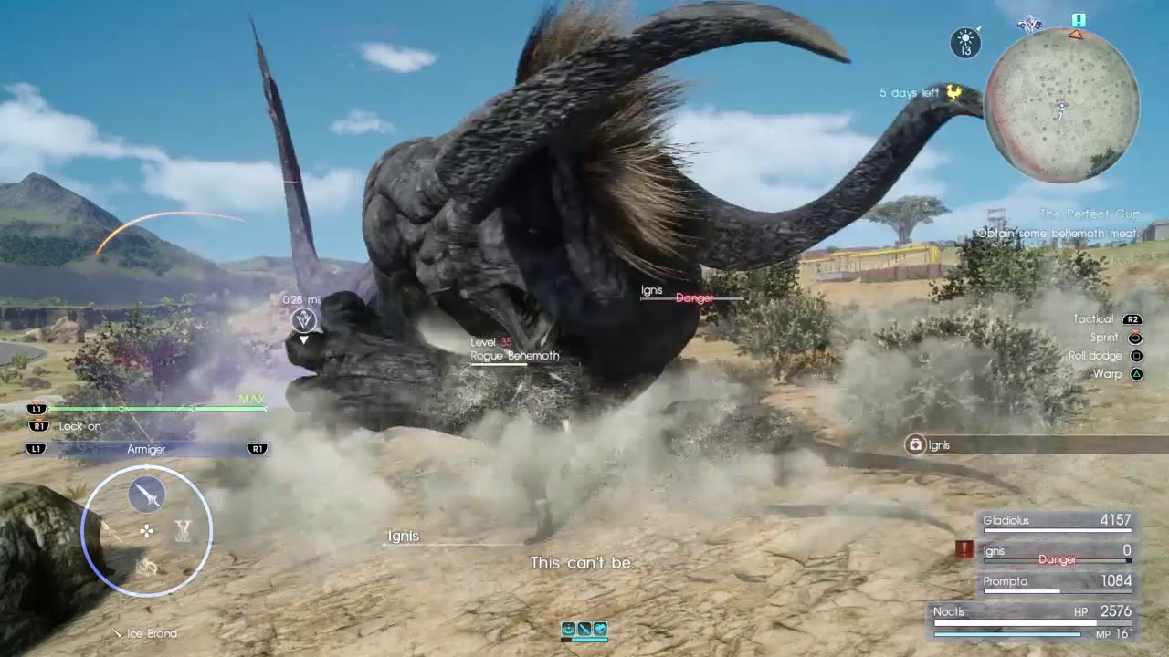 Entering God Mode || FFXV - YouTube