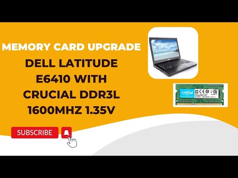 Memory Card Upgrade: Dell Latitude E6410 with Crucial RAM - YouTube