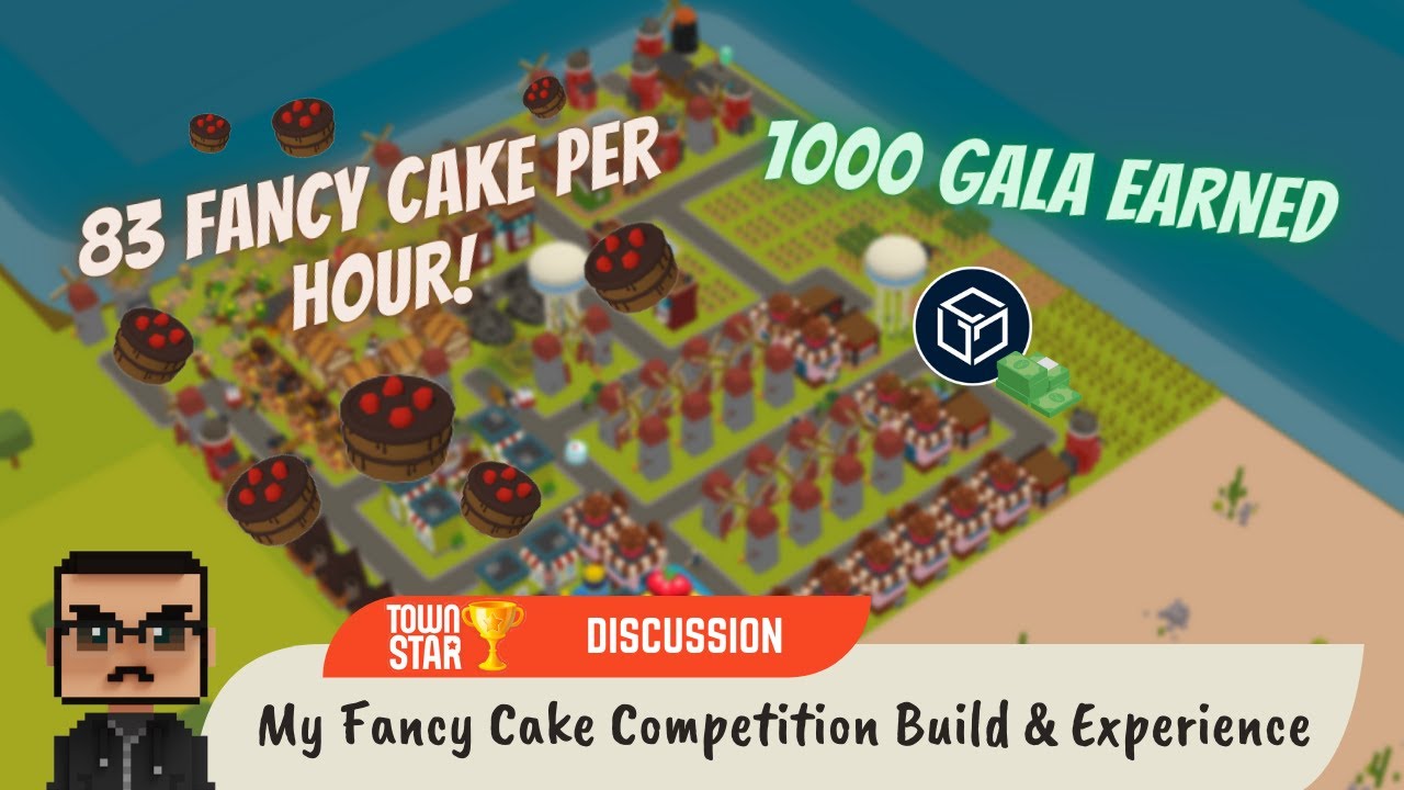 My Fancy Cake Competition Build & Experience (Town Star) - YouTube