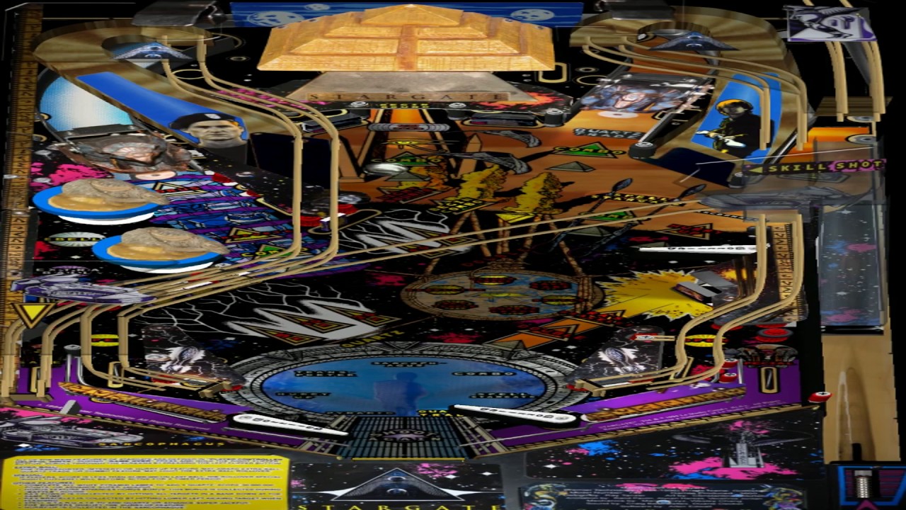 Stargate Pinball Playfield - Anarchy Arcade - YouTube