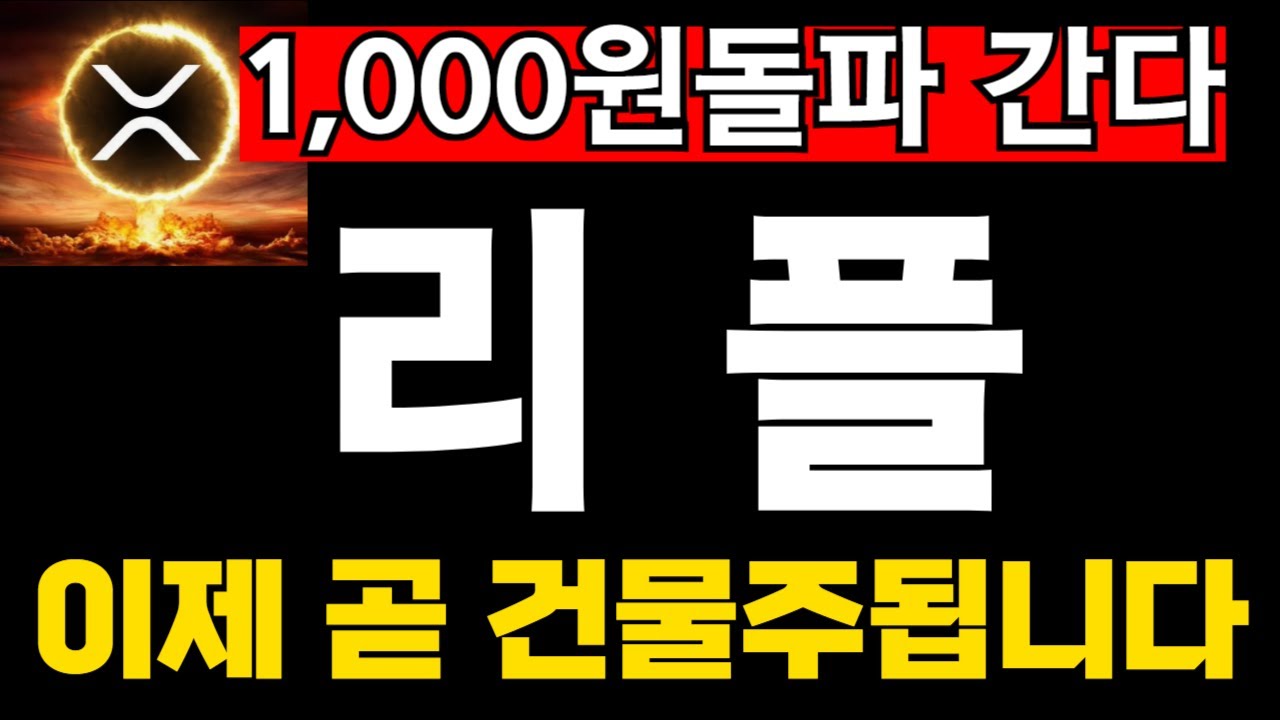리플 1000원 돌파 이제부터 시작이다 지금부터 이 한가지만 하면 이제 곧 건물주 됩니다 Xrp 리플xrp 리플전망 리플단타 리플항소 리플 Youtube