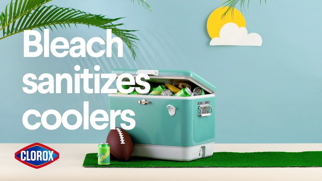 Bleach Sanitizes Drink Coolers - YouTube