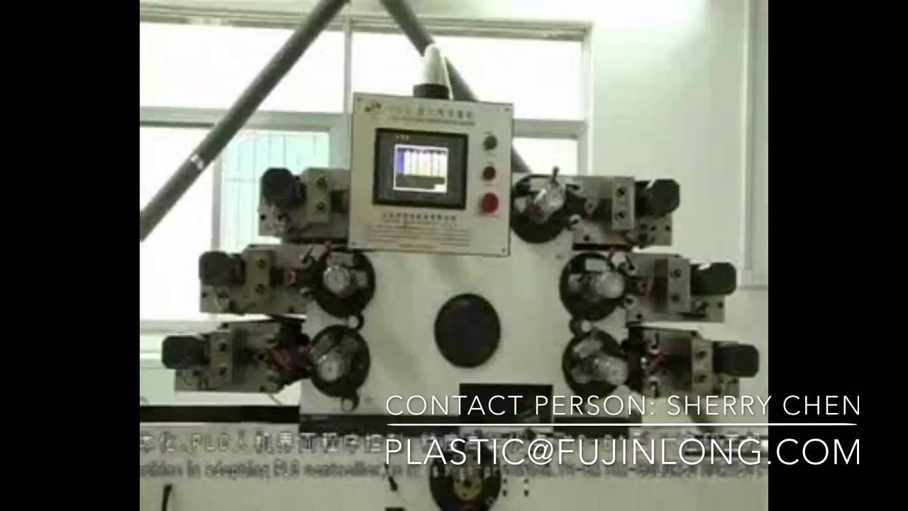plastic lid printer, plastic lid printing machine - YouTube