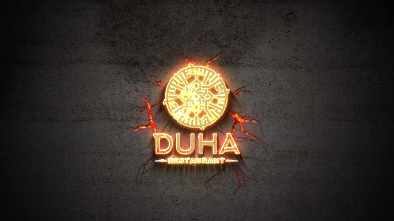 Duha Restaurant Logo Animasyon - YouTube