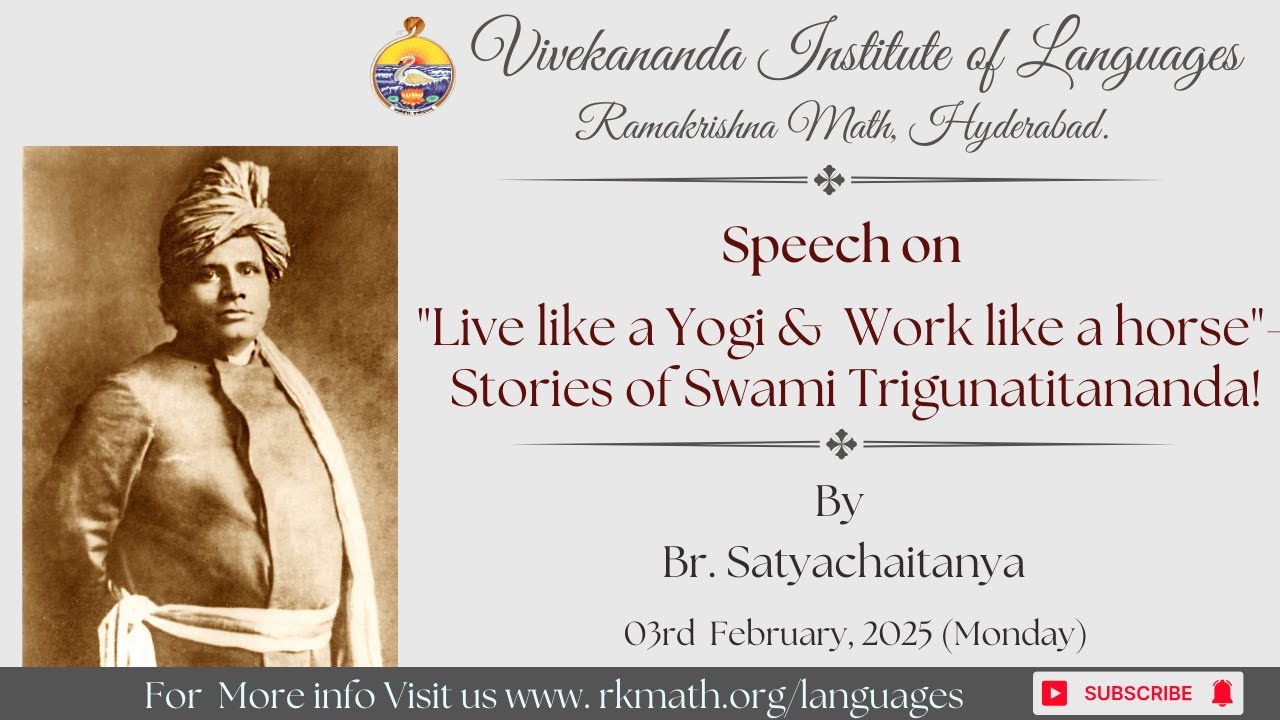 "Live like a Yogi & Work like a horse"- Stories of Swami ...