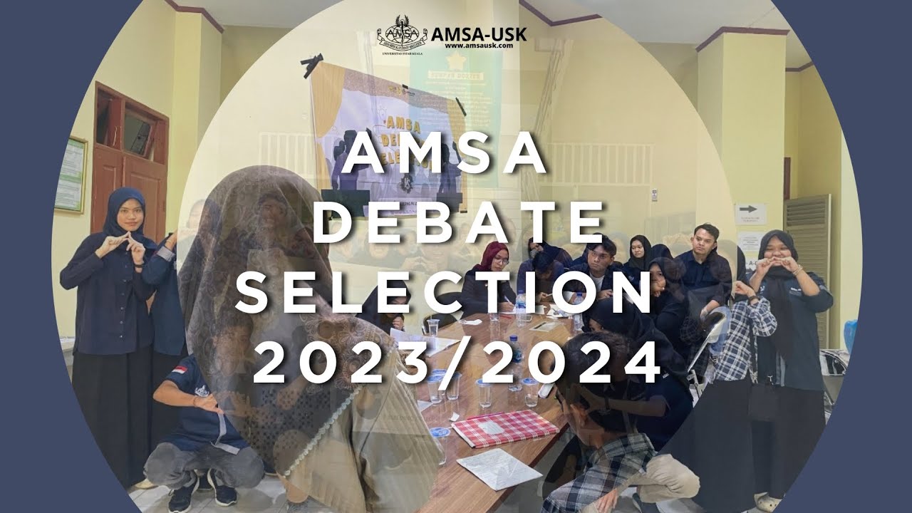 Post Event - ADS (AMSA Debate Selection) 2023/2024 - YouTube