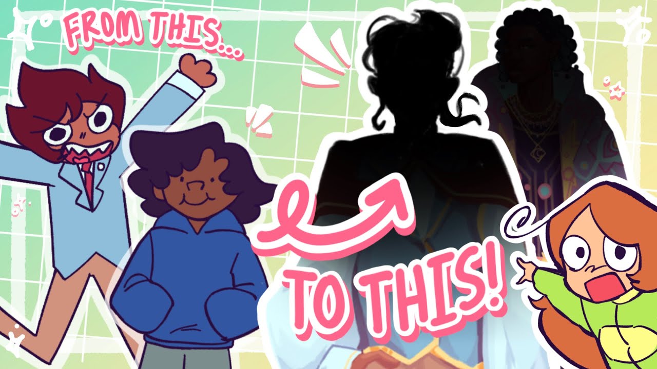 redesigning some of my old OC's!! ☆ art + commentary - YouTube