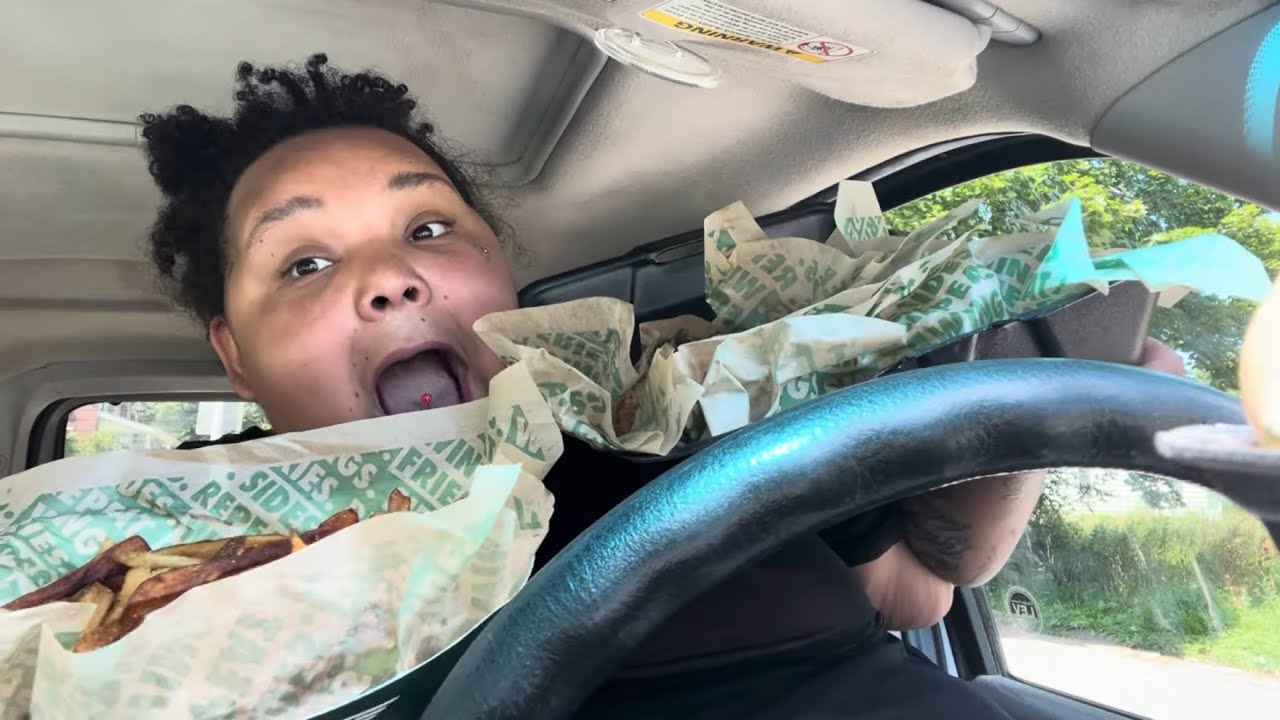 Wingstop Mukbang Chicken Wing Eating Show - YouTube