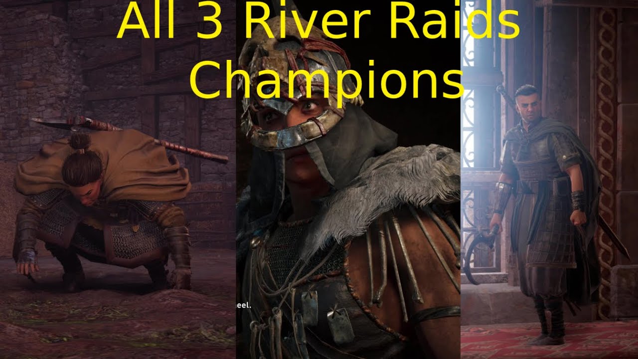 Assassin's Creed Valhalla | All 3 River Raids Champions - YouTube
