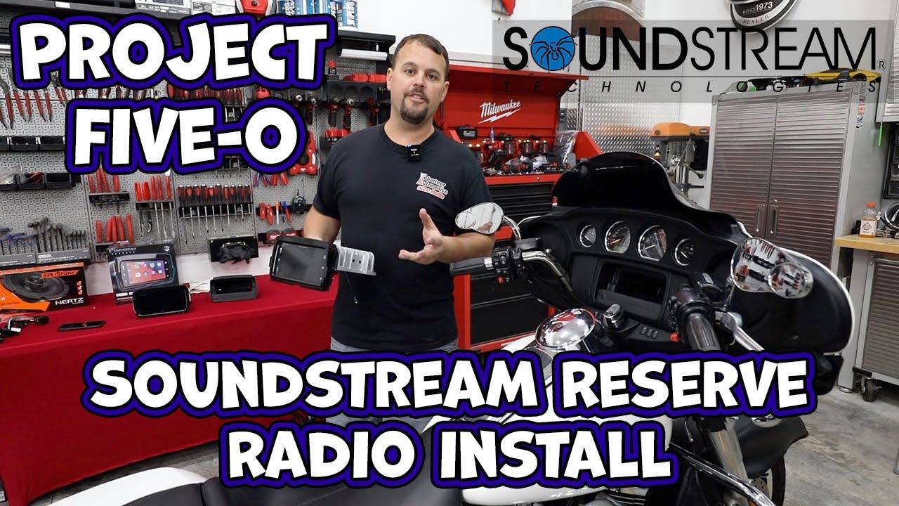 How to Install a Soundstream Reserve HDHU14+ Radio in a Harley Davidson ...