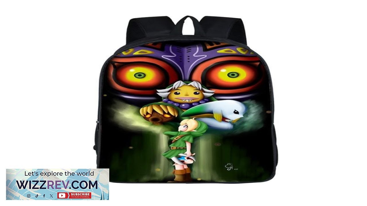 The Legend Of Zelda Majora’s Mask Link Transformations Backpack Bag ...