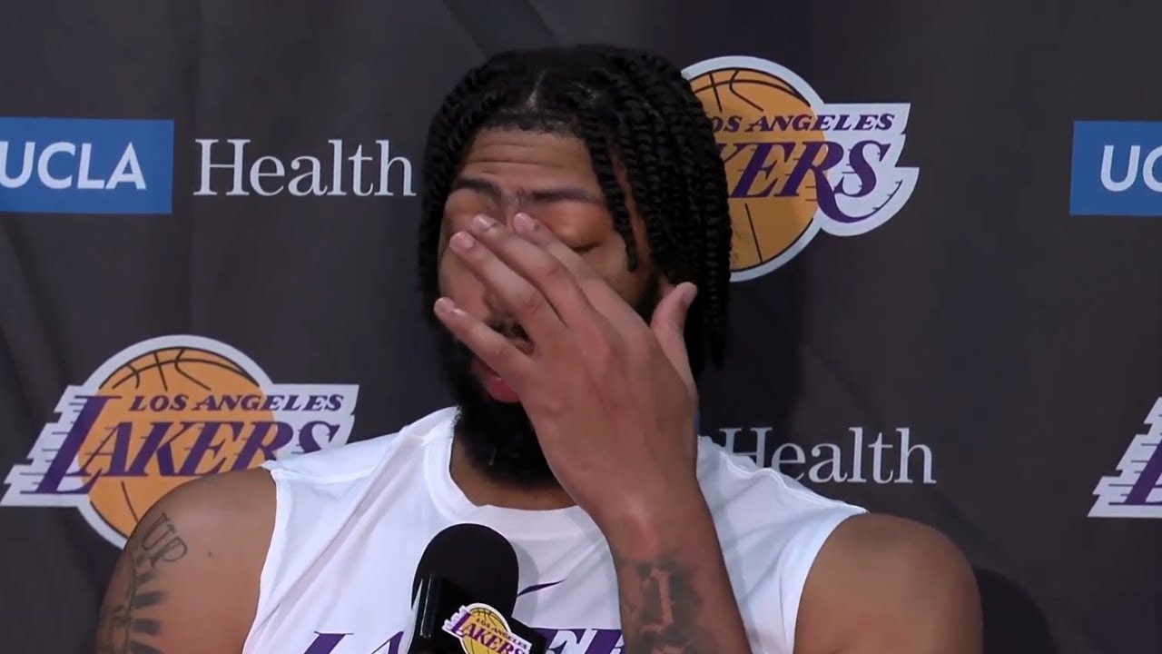 Anthony Davis about his mental health in after-game interview - YouTube