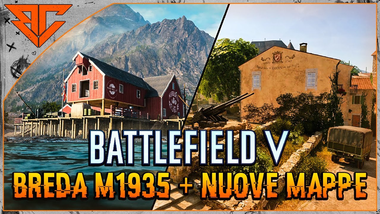 Battlefield V - Prime opinioni sulla Breda M1935 e le nuove Mappe - YouTube