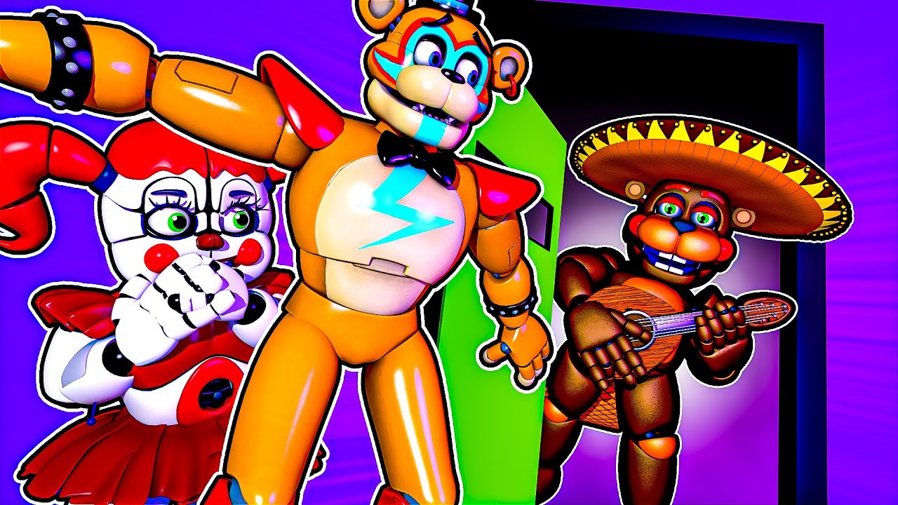 Finding EL CHIP in Security Breach with Circus Baby and Glamrock Freddy ...