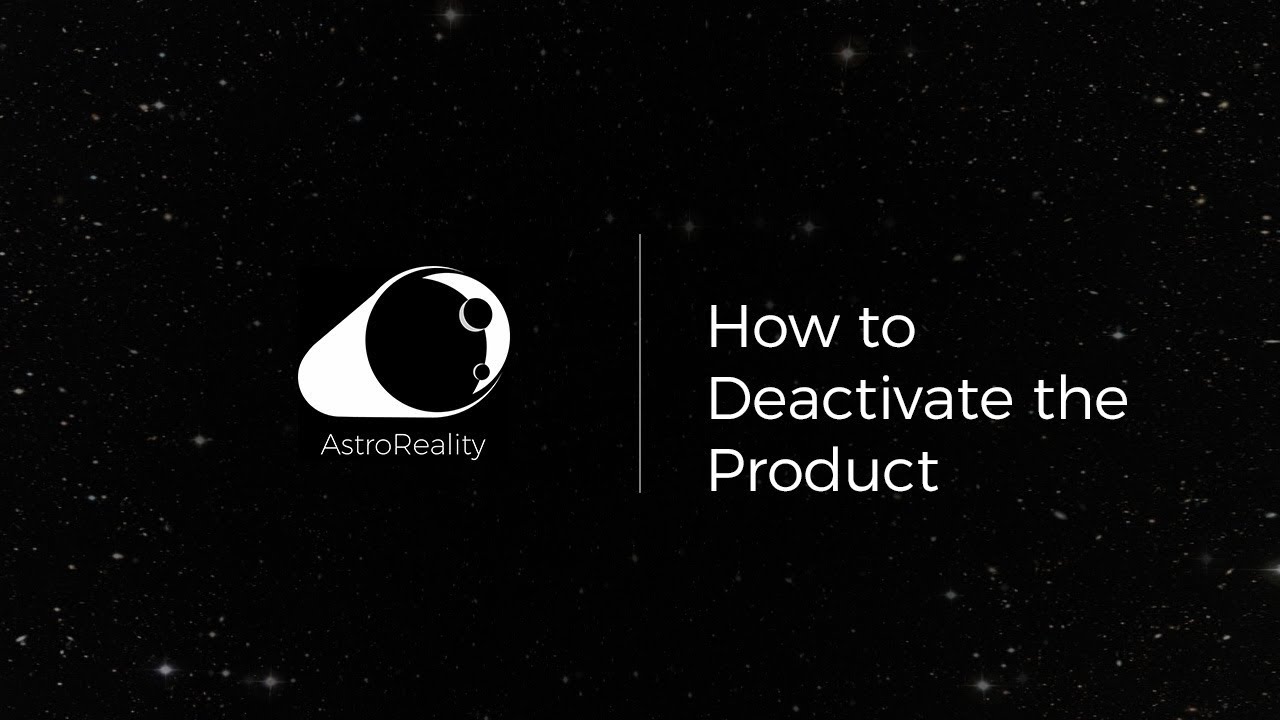 How to deactivate the product - YouTube