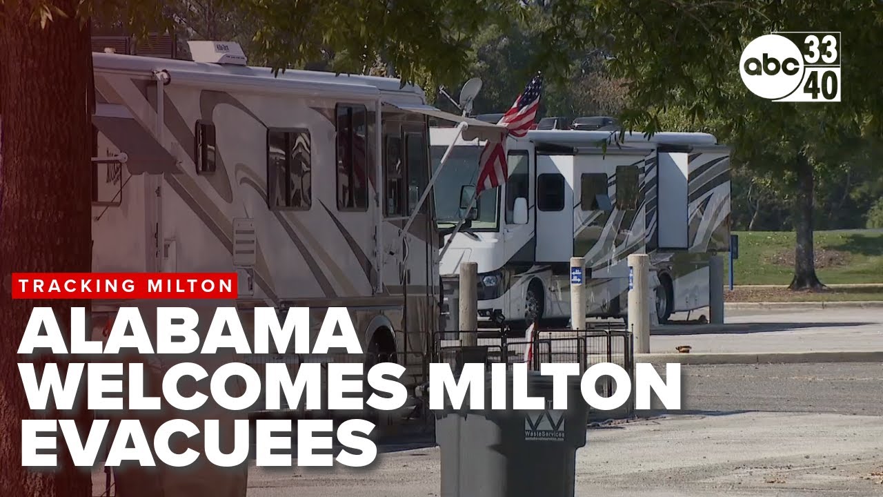 Alabama welcoming Hurricane Milton Evacuees - YouTube
