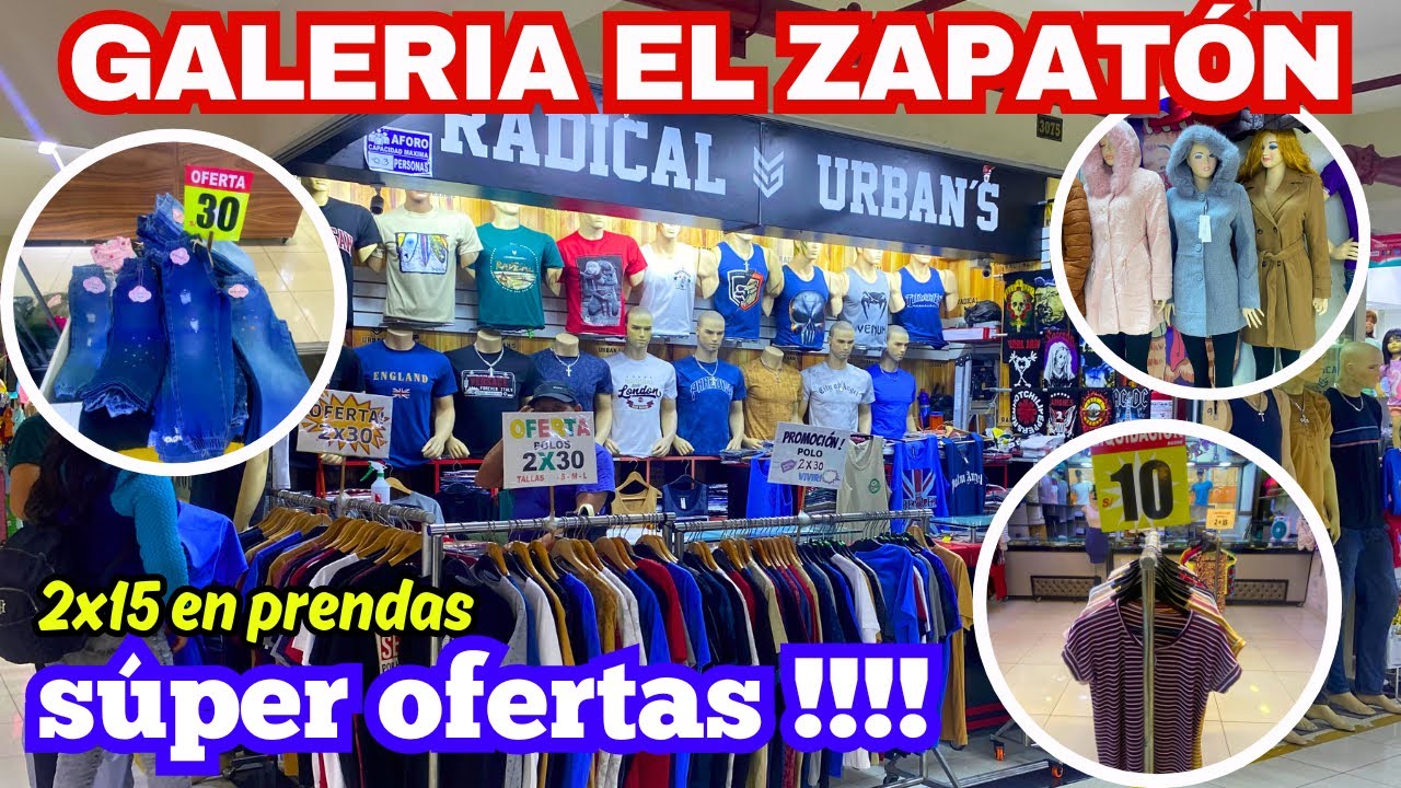 TOUR EN LA GALERÍA EL ZAPATÓN //ropa de HOMBRE , MUJER Y NIÑO en Jirón ...