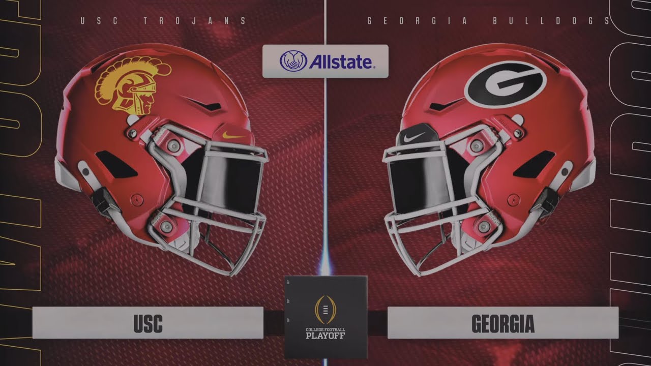 #10 USC vs #7 Georgia 2028 1st RD of CFP AI vs AI - YouTube