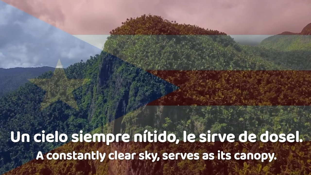 National Anthem of Puerto Rico - Himno Nacional de Puerto Rico - YouTube