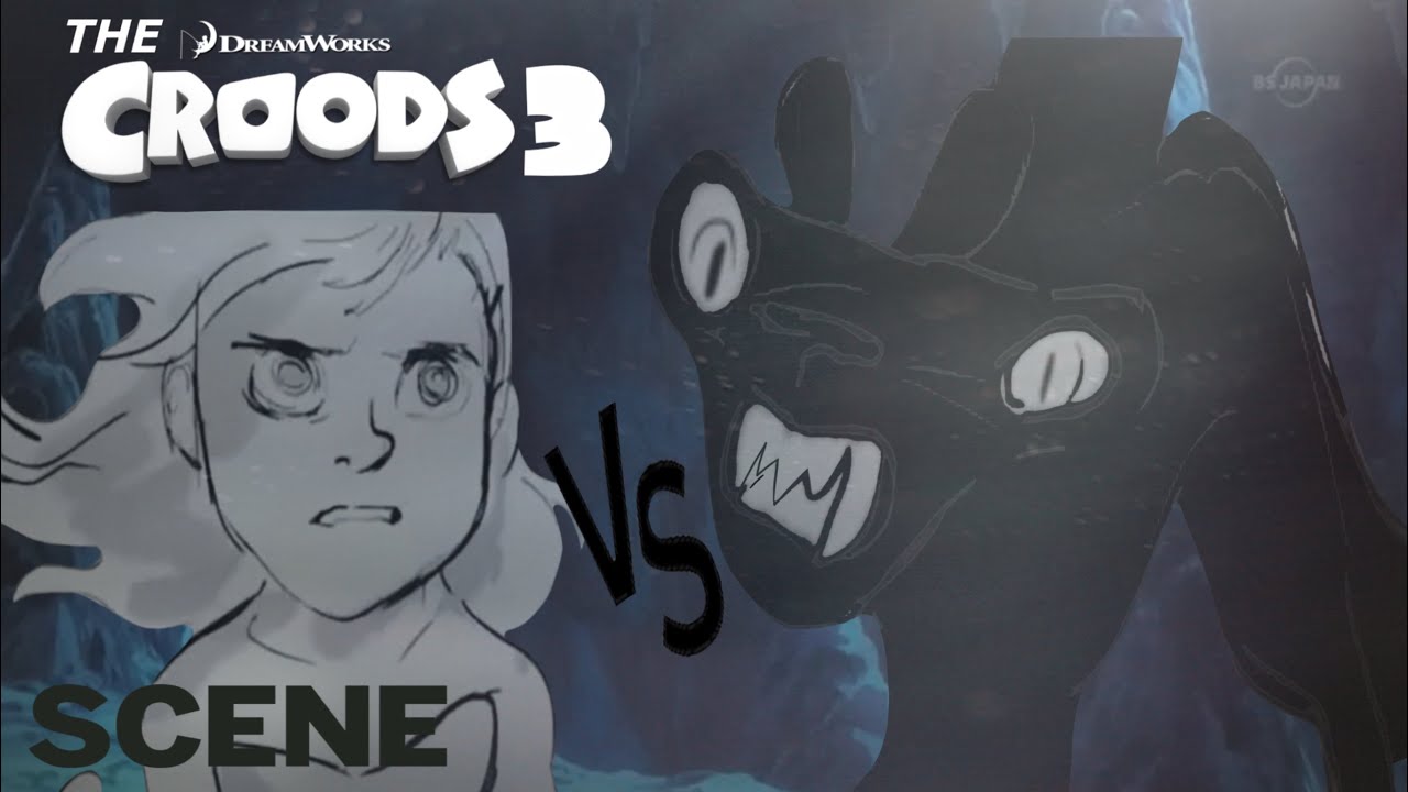 The croods 3 scene fight battle animated storyboard home - YouTube