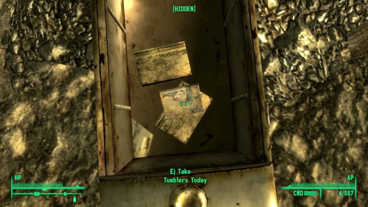 Fallout 3: Lockpick Book Location - North of Jalbert Brothers Waste ...