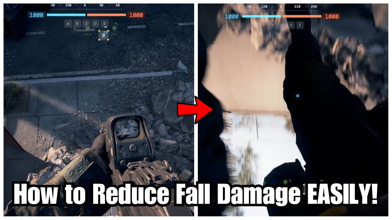 Battlefield 6 - How to Reduce Fall Damage with Drop & Roll (Combat Roll ...