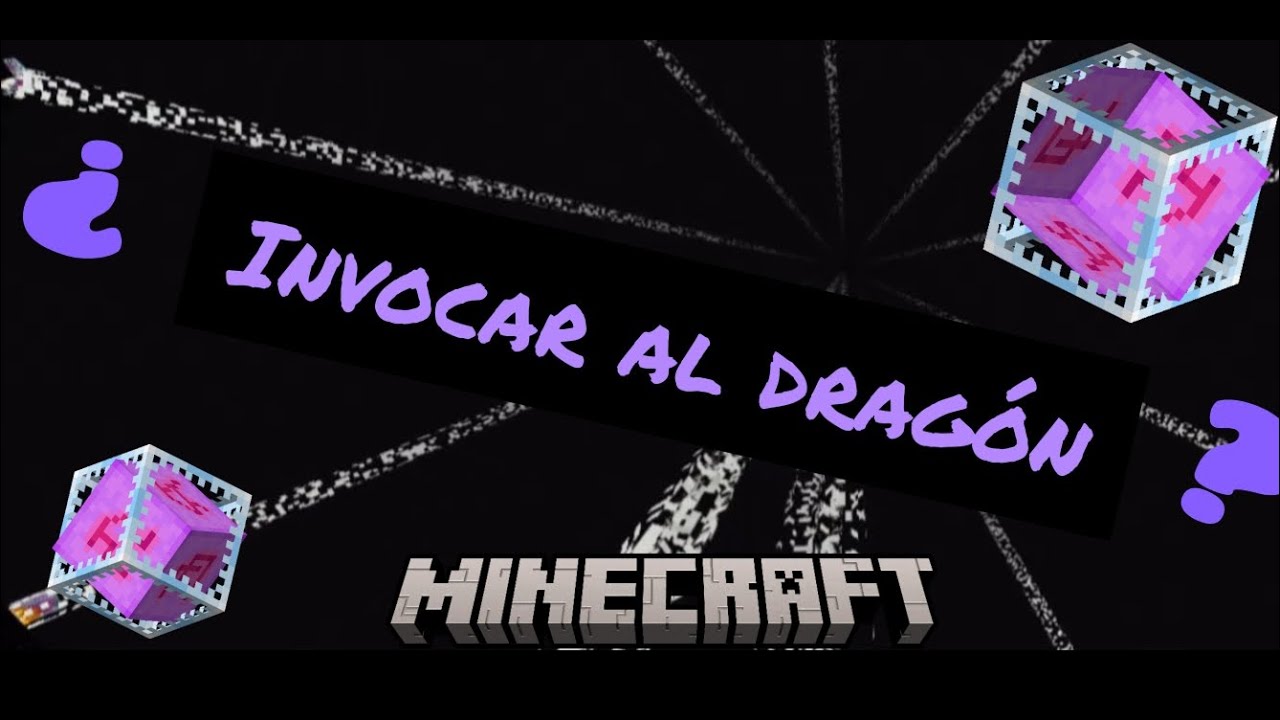 Cómo invocar el dragón del End en Minecraft Bedrock - YouTube