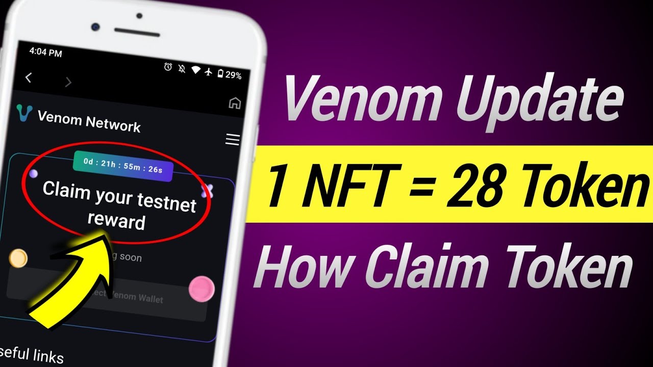 How To Claim Venom Token || Claim Your Testnet Reward ~$120-$400😱😱 ...