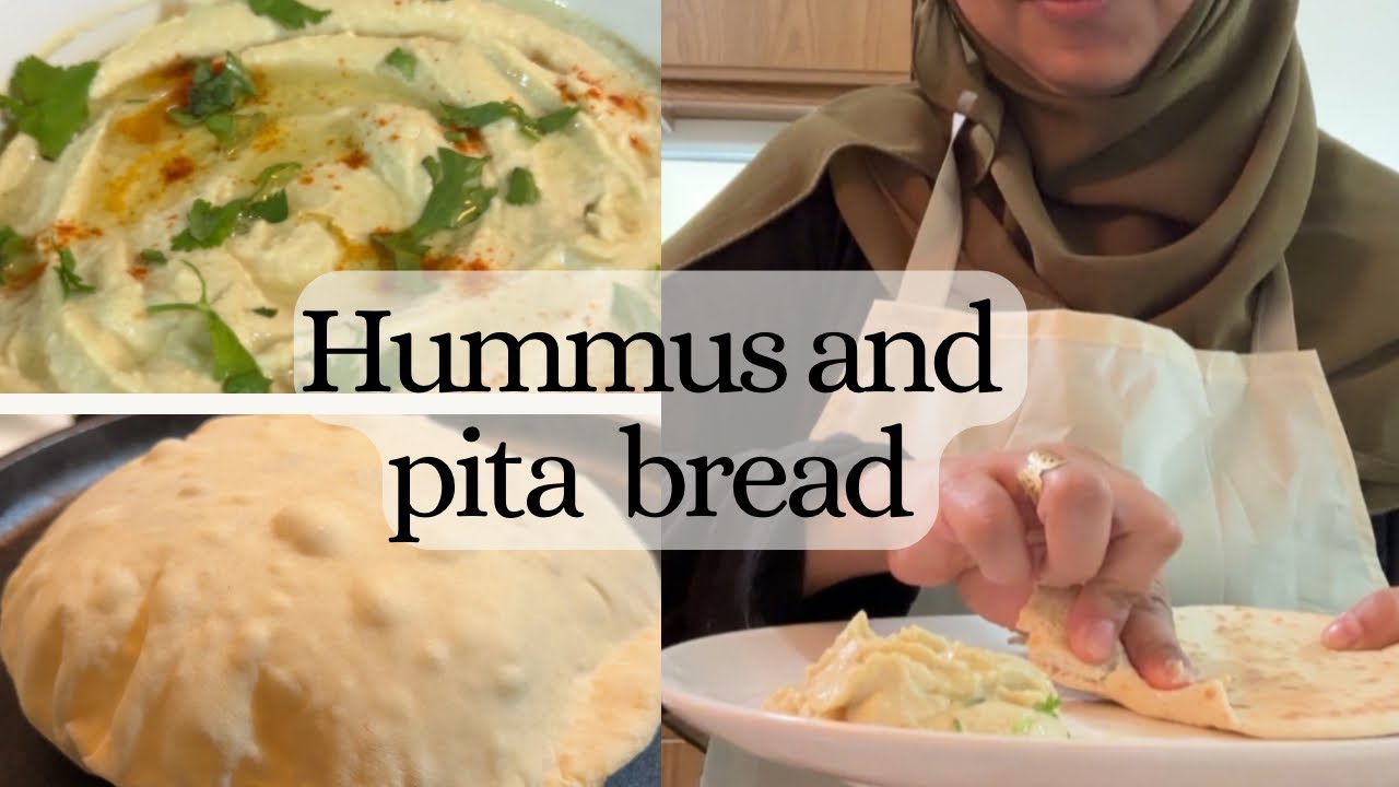 I tried Hummus and pita bread lets see how much I succeed | How to make ...