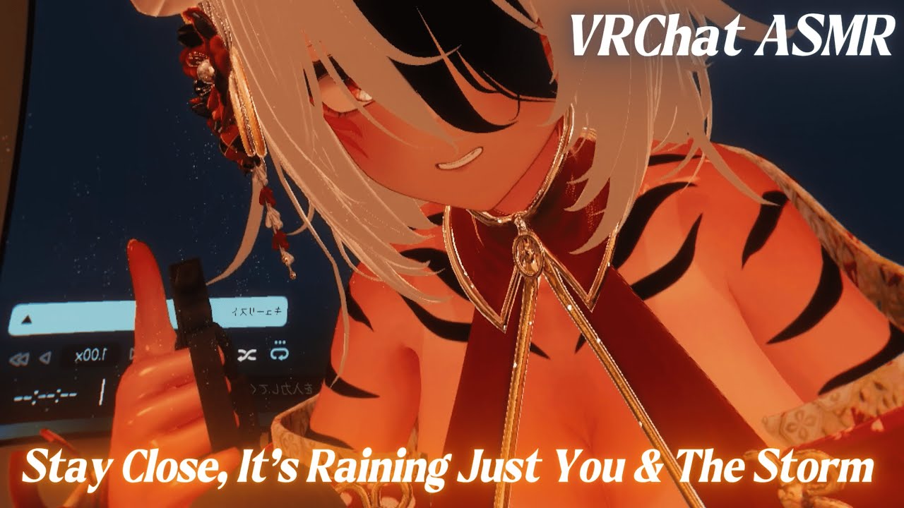 A Rainy Night 🌧️🍶 | VRChat ASMR for Sleep & Tingles - YouTube