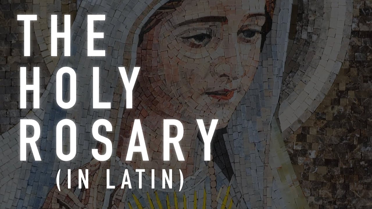Rosary in Latin (20 Decades w/English Meditations) - YouTube