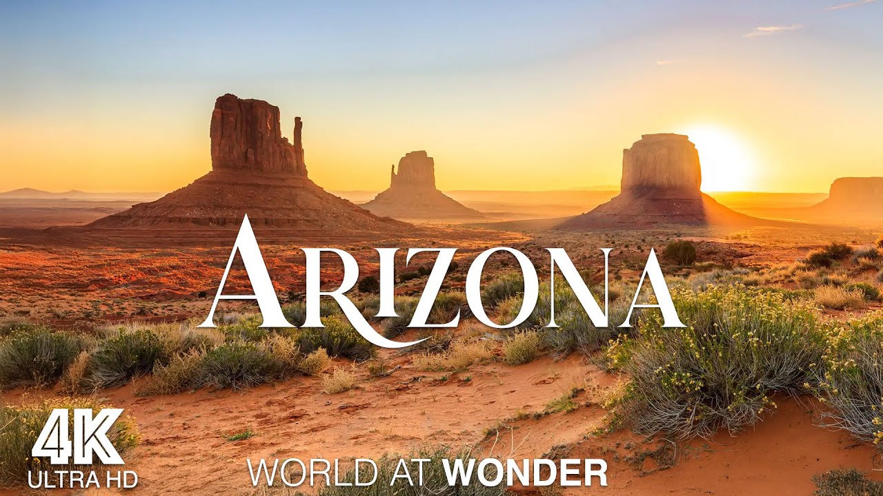 ARIZONA 4K Relaxing Film | Ambient TV with Nature & Piano Music - Ultra ...