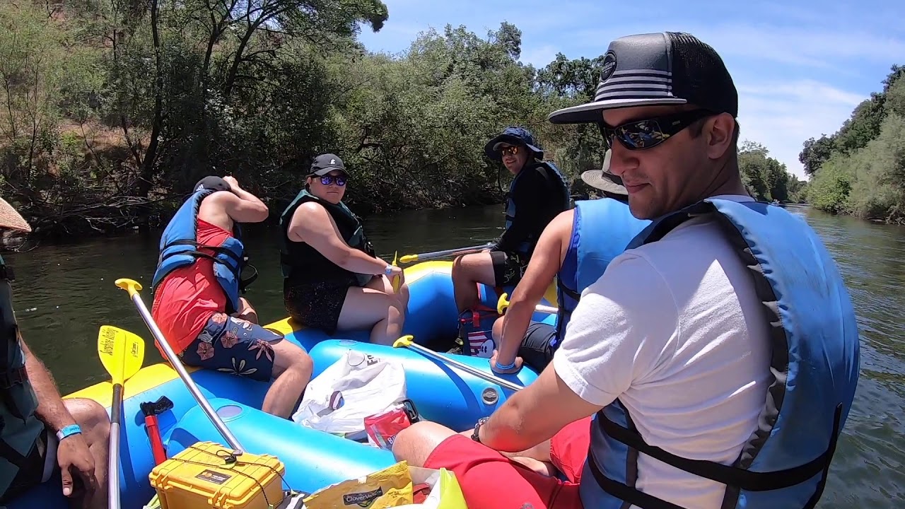 Rafting adventure at Knights Ferry, California. - YouTube