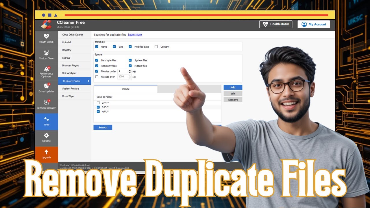How To Find And Remove Duplicate Files On Windows Using CCleaner ...